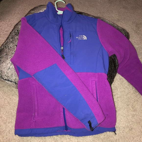 The North Face | Jackets & Coats | Purple North Face Fleece | Poshmark